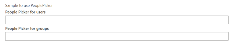 How to use PnP PeoplePicker – I am GuidoZam