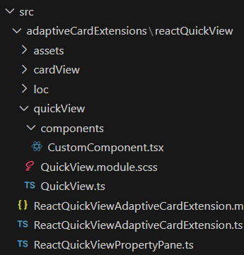 Use React in the Quick View of an Adaptive Card Extension – I am GuidoZam