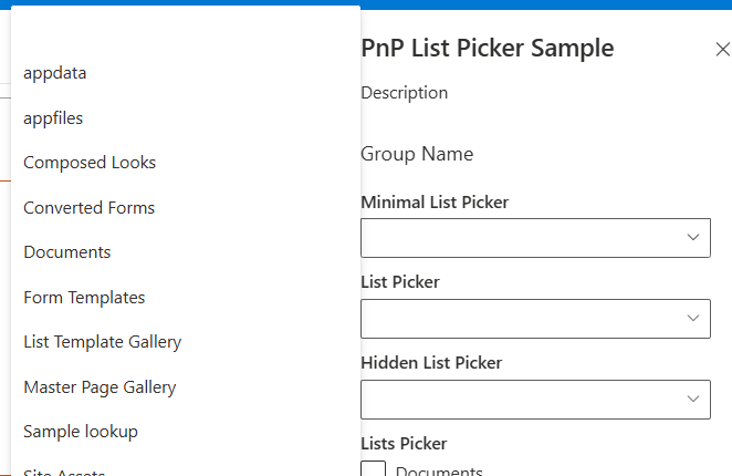 Discover how to use the PropertyFieldListPicker from the PnP property ...