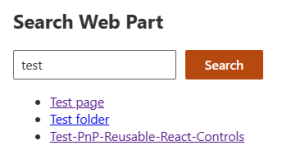 Enhance your SPFx solution with search capabilities using PnPjs – I am GuidoZam