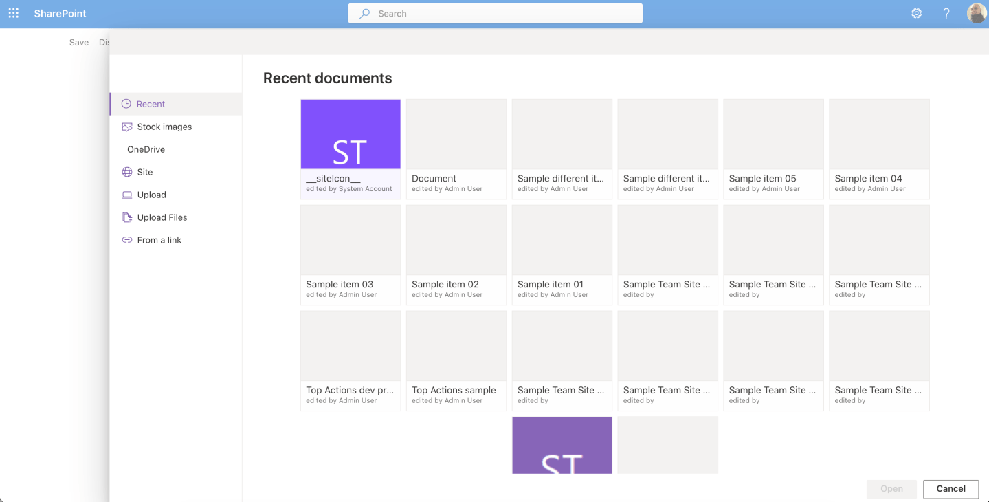 Use the FilePicker from the PnP reusable React controls – I am GuidoZam